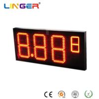 China PCB Digital Gas Station Sign 2.0mm Thickness Gas Station LED Sign With Multi Function Remote for sale