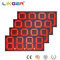 China 7 Segment LED Gas Price Signs Outdoor Red LED Digital Gas Price Sign for sale