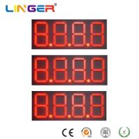 China 8 Inch LED Gas Price Signs Outdoor Gas Price LED Sign Red Tool Less Front Maintenance for sale