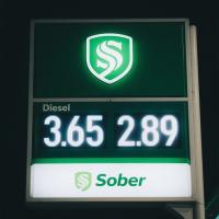 China White Gas Station LED Price Display 8.88 Gas Prices Sign High Visibility Night and Day for sale