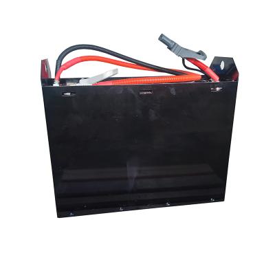 China ODM Electric Forklift Lithium Ion Battery 25.6V 202AH 645x245x545mm with 175A/160A Connector for sale
