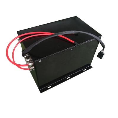 China 24V 60Ah Scissor Lift Battery with IP65 Protection - 412x215x145mm Dimensions for Industrial Applications for sale
