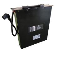 China AGV Warehouse Car Lithium Battery 54.6V 24AH for Electric Pallet Jacks - 320x85x469mm Industrial Power Solution for sale