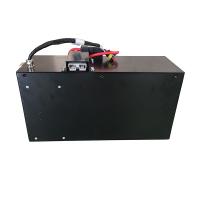 China Black Lithium Lift Truck Battery Environmentally Friendly Deep Cycle Lithium Battery for sale