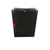 China 51.2V 12Ah Black Lithium Forklift Battery 194x87x255mm Maintenance-Free for sale