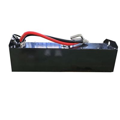 China 780*280*250mm Dimensions Black Forklift Lithium Battery With Advanced Technology for sale