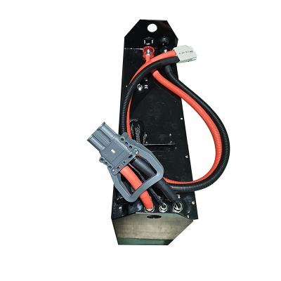 China Forklift Lithium Battery 25.6V Black for Long-Lasting Performance for sale