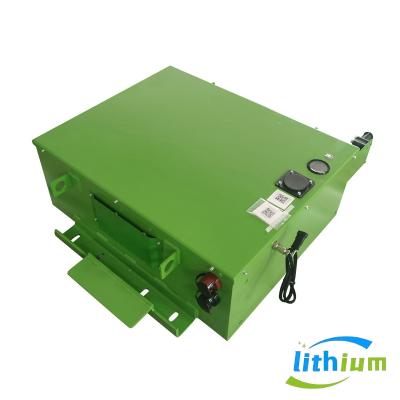 China 48V 15Ah Lithium Ion Forklift Battery Black Compact Rechargeable Pack for Industrial Electric Forklifts for sale