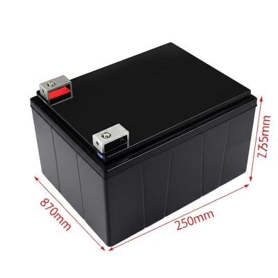 China 48V 15Ah Electric Forklift Lithium Ion Battery 175x85x210mm Black for sale