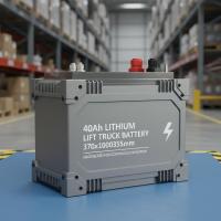 China 24V 40Ah Lithium Forklift Battery 370x100x355mm for Electric Lift Trucks for sale