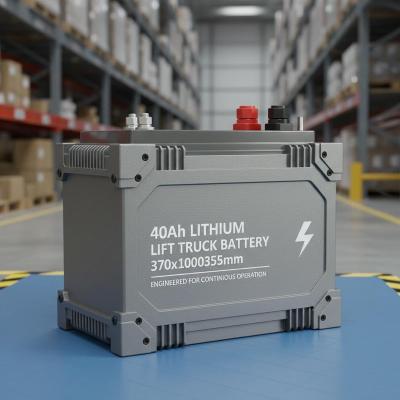 China 24V 40Ah Lithium Forklift Battery 370x100x355mm for Electric Lift Trucks for sale