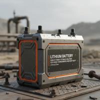 China Lithium Battery Lithium Powered Battery 370100355mm Robust Energy Storage Solution for Harsh Environments and Heavy Duty for sale