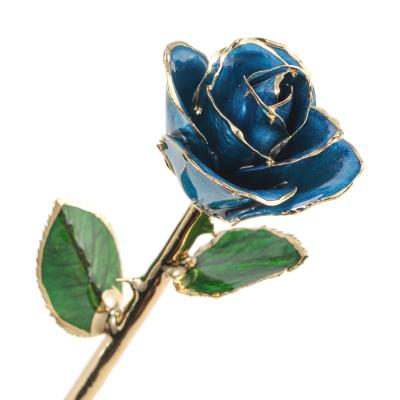 China Rosa Preservada Baada En Oro De 24 k Al Por Mayor for sale