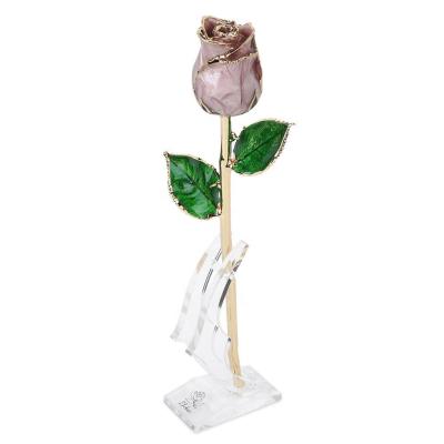 China Factory Directly Supply 24k Gold Rose  Wholesale of Golden Rose Valentine's Day, Christmas, Mother's Day Gift Manufacturers for sale