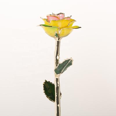 China 2024 Updated 24k Gold Plated Rose  Valentine Mother Day Gifts Handmade Preserved Rose Eternal Rose for sale