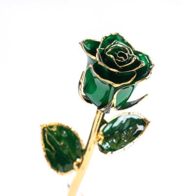 China Factory Direct Sales of Hot New Products, 24K Gold-plated Roses, Creative Qixi Festival and Mother's Day Gifts, Wholesale for sale