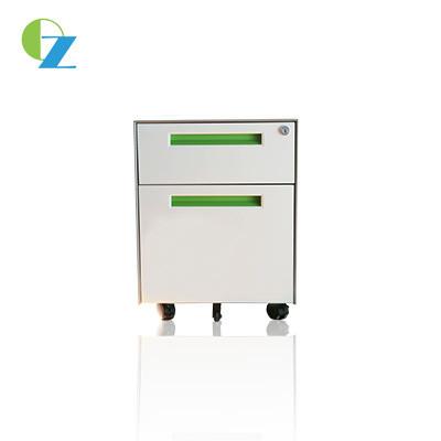 China Office Steel 3 Drawer Mobile Document Storage Pedestal File Cabinet Lockable for sale
