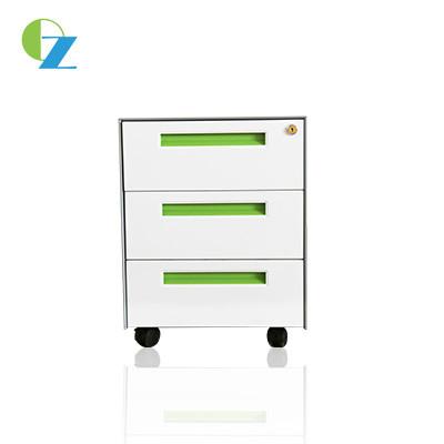 China Modern Design Steel Storage Cabinet With Three Drawers for sale