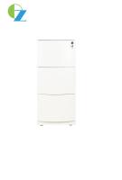 China White Color 3 Drawer Vertical Filing Cabinet With Anti Tilt Function for sale