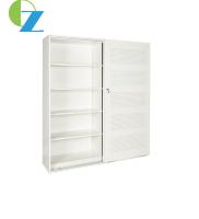 China Zinc Handle Steel Office Cupboard 0.7mm Thickness With Sliding Door for sale