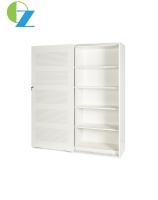 China Zinc Handle Steel Office Cupboard 0.7mm Thickness With Sliding Door for sale