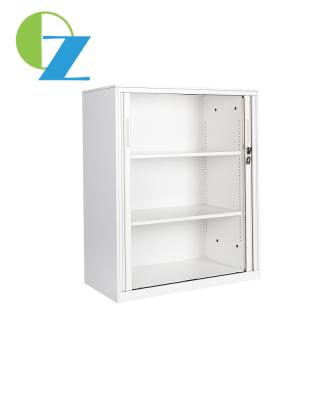 China Steel Office Tambour Sliding Door Storage Cabinet Shutter Storage Cabinet for sale