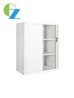China Steel Office Tambour Sliding Door Storage Cabinet Shutter Storage Cabinet for sale