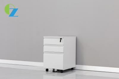China Office 3 Drawer Lock Filing Cabinets Mobile Pedestal Under Desk for sale
