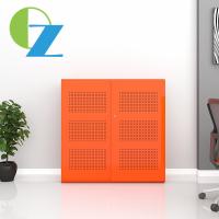 China Metal Sliding Door Steel Office Cupboard With Hole H1200*W1200*D500mm for sale