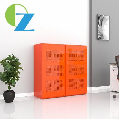 China RAL Color Sliding Door Steel Office Furniture Cupboard No Handle for sale