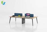 China Four Person Wooden Office Furniture Workstation For Staff for sale