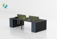 China Office Staff Computer Work Desk Workstation With File Cabinet Working Workspace for sale