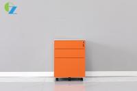China 460MM Width Curved Drawer 3 Mobile Pedestal Cabinet For Office Furniture for sale