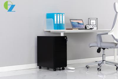 China Skinny 3 Drawer Mobile Pedestal Cabinet Slim Type For Stuff for sale