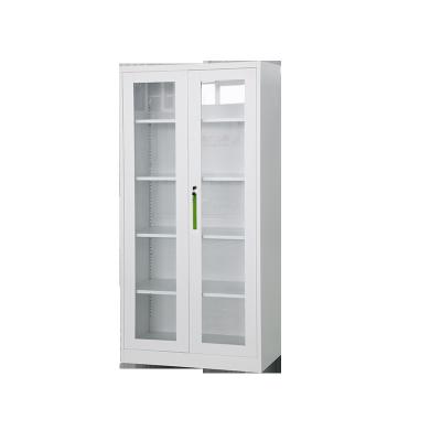 China Glass Door Metal Office Cupboard Steel Powder Coating for sale