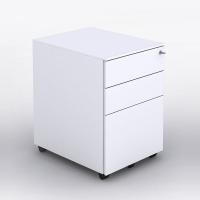 China Customizable Side Open Three Drawer Mobile Pedestal Cabinet  0.6mm Thickness for sale