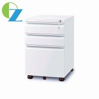 China Customizable 3 Drawer Mobile Box File Pedestal Cabinet 0.6mm for sale