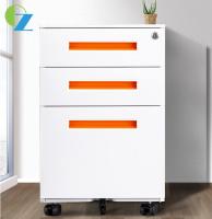 China Office Movable Storage 3 Drawer Mobile Filing Pedestal OEM ODM for sale