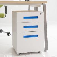 China Assembled SPCC Three Drawer Pedestal Cabinet H570*W380*D500mm for sale