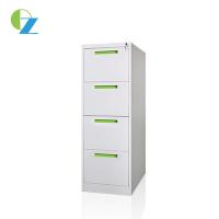 China 0.6mm-1.0mm Vertical Steel Filing Cabinets  Four Drawer Metal Cabinet W452mm for sale