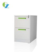 China Powder Coated Vertical Steel Filing Cabinets Metal 4 Drawer Cabinet Tilt Resistant for sale