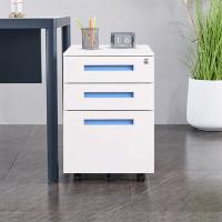 China Wear Resistance 390mm Mobile Pedestal Cabinet Steel Office File Cabinet for sale
