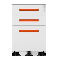 China ISO9001 Assembled 3 Drawer Mobile Pedestal Cabinet Office Filing Cabinet for sale