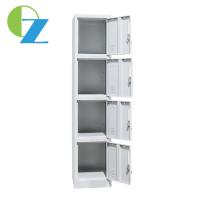 China Modern Style Steel Office Lockers 4 Door Metal Lockers  Corrosion Protection for sale