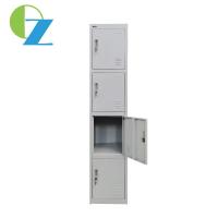 China Modern Style Steel Office Lockers 4 Door Metal Lockers  Corrosion Protection for sale