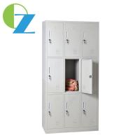 China ISO1400 Staff Gym School Steel Office Lockers 9 Compartment Locker Any Color for sale