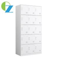 China rustproof 15 Door Steel Locker Steel Staff Locker Almirah 900mm width for sale