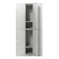 China D450mm SPCC 6 Door Steel Locker Metal Storage Cabinet Office Locker Almirah for sale
