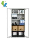 China Knocked Down 2 Door Steel Cupboard Office Storage Cabinet 1850mm  Height for sale
