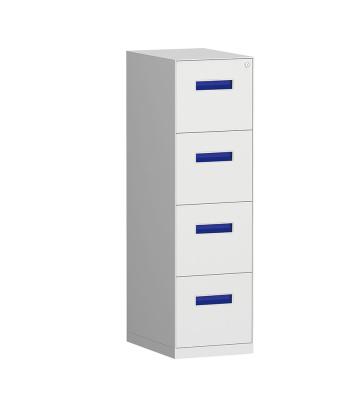 China Office Steel Vertical 4 Drawer Filing Cabinet RAL Color for sale